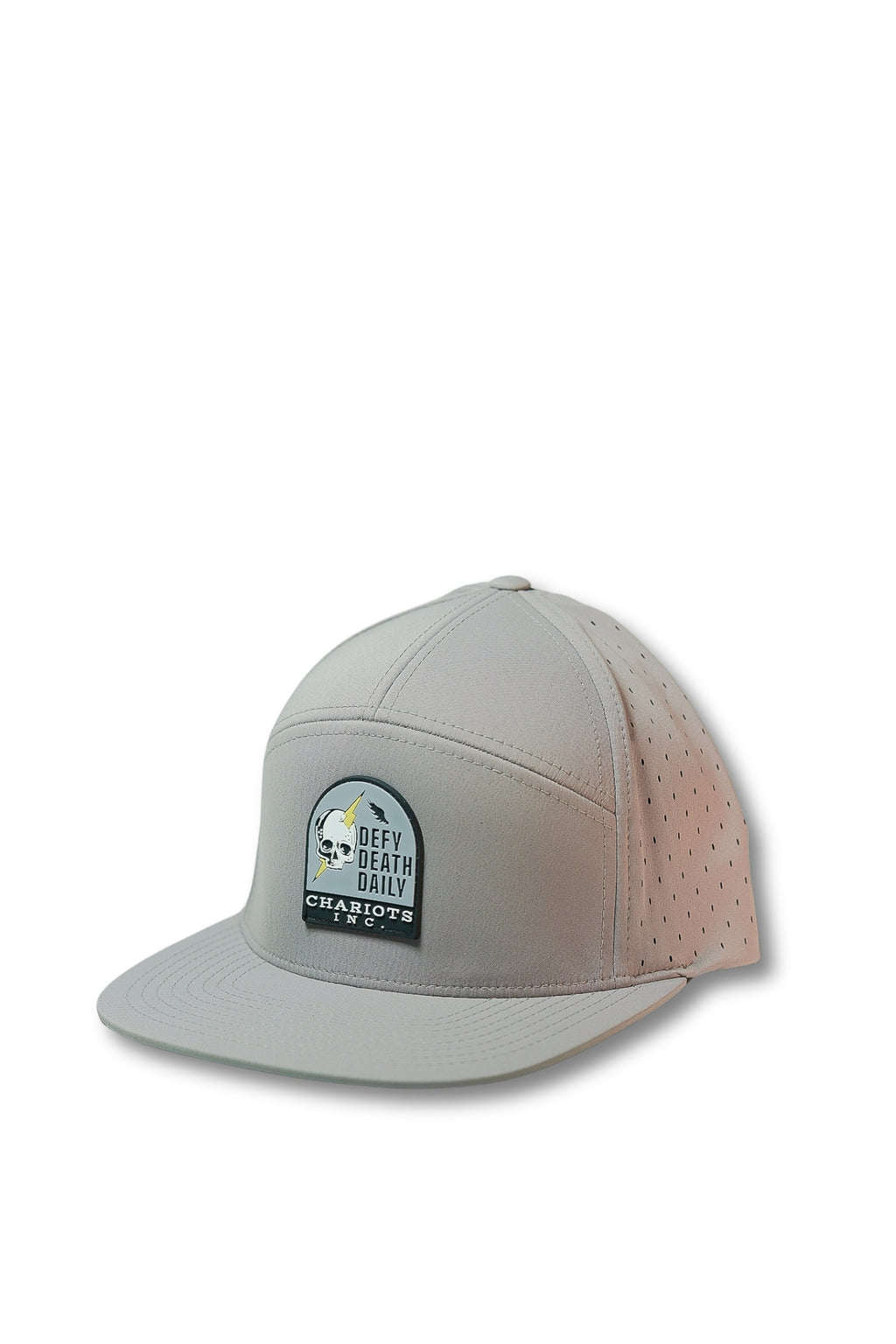 DEFY DEATH DAILY 7-PANEL PERFORMANCE HAT (Grey)