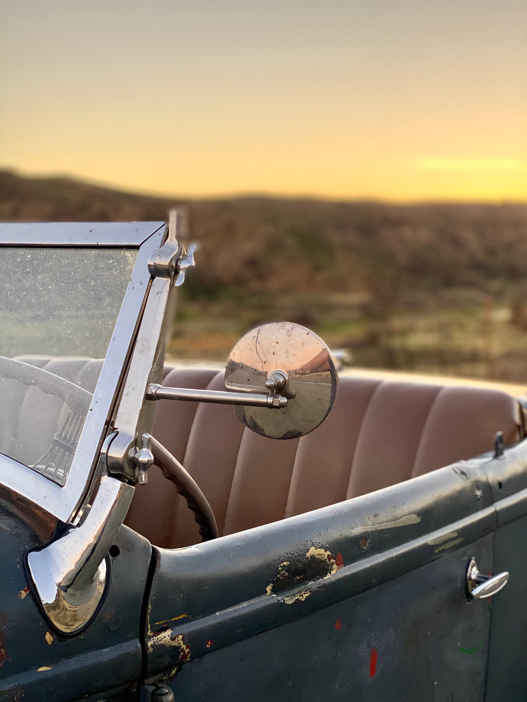 1932 Ford Roadster Side Mirror FINE ART PRINT